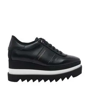 Stella McCartney Elyse Wedge Sneakers - Black