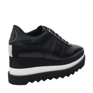 Stella McCartney Elyse Wedge Sneakers - Black