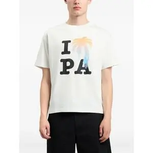 Palm Angels Neutrals T-shirts & Vests T-shirts