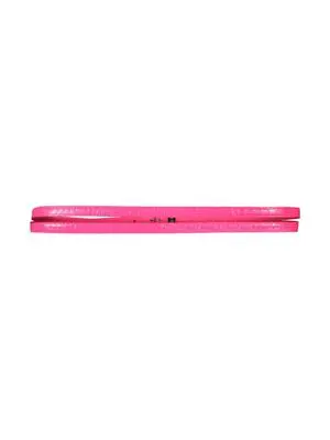Alexander McQueen Croc Effect Belt - Pink