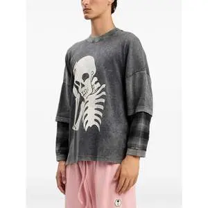 Palm Angels Grey Sweaters & Knitwear Sweatshirts