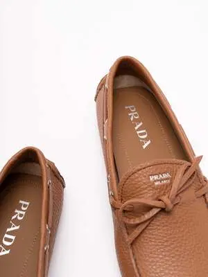 Prada Leather `driver` Loafers
