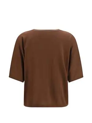 Brunello Cucinelli Cashmere Blend T-shirt - Multicolor