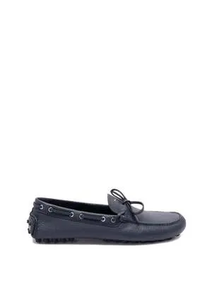 Prada Leather `driver` Loafers - Multicolor