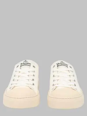VIVIENNE WESTWOOD Sneaker Low Top Plimsoll - White