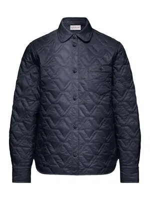 Moncler Diamond Quilted Padded Shirt Jacket - Multicolor