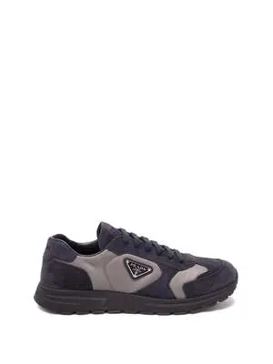 Prada Suede And Re-nylon Sneakers
