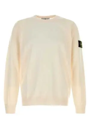 Stone Island STONE ISLAND Wool Sweater White