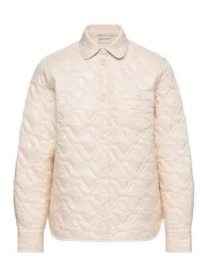 Moncler Diamond Quilted Padded Shirt Jacket