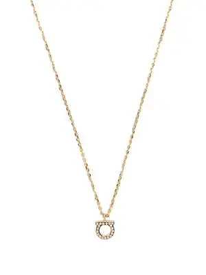 FERRAGAMO Gancini Crystal Necklace - Multicolor