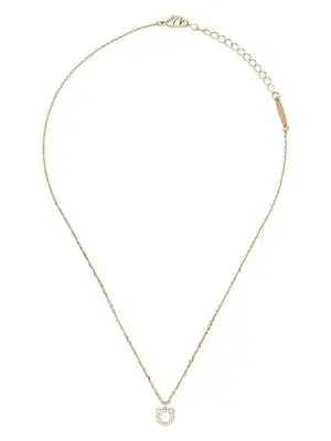 FERRAGAMO Gancini Crystal Necklace