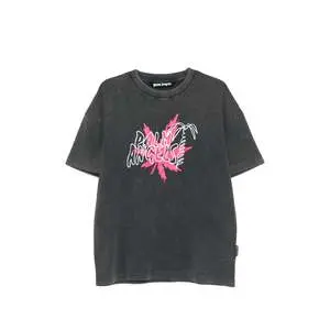 Palm Angels Grey T-shirts & Vests T-shirts - Gray