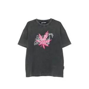 Palm Angels Grey T-shirts & Vests T-shirts - Gray