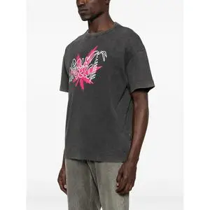 Palm Angels Grey T-shirts & Vests T-shirts