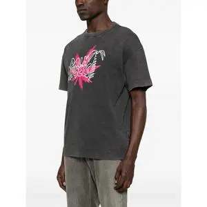 Palm Angels Grey T-shirts & Vests T-shirts