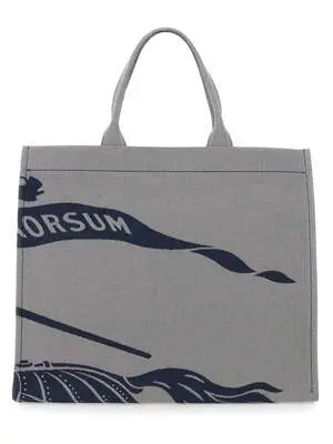 Burberry Canvas Tote Bag - Gray