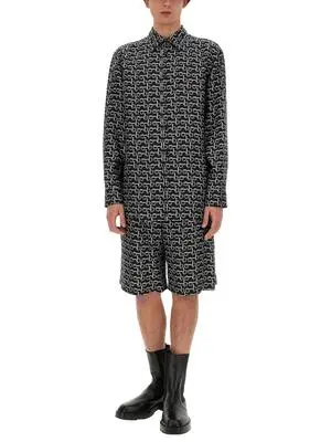 Burberry All Over Print Bermuda Shorts
