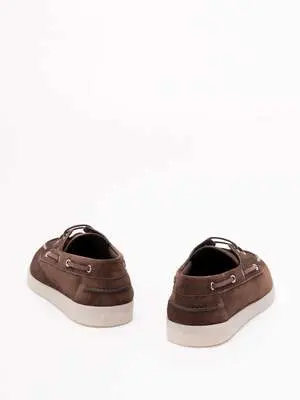 Prada Suede Boat Shoes