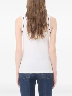 Valentino Garavani Logo Cotton Tank Top