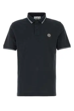 Stone Island Midnight Stretch Piquet Polo Shirt - Blue