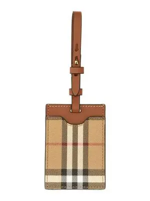 Burberry Nameplate Porte Adresse Check - Multicolor