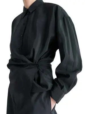 LEMAIRE Straight Collar Twisted Shirt