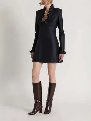 Alberta Ferretti V-neck Dress