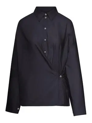 LEMAIRE Twisted Cotton Shirt - Multicolor