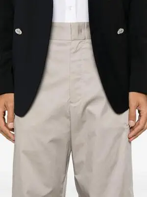 Fendi Straight-cut Cargo Cotton Trousers