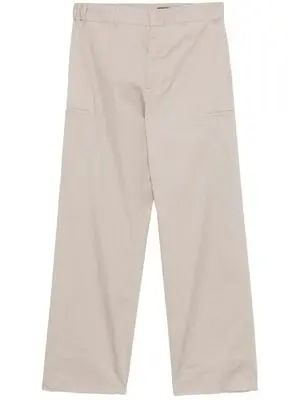 Fendi Cargo Cotton Trousers - Gray