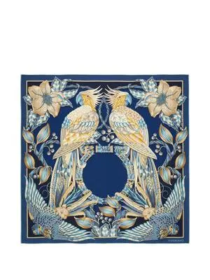 FERRAGAMO Printed Silk Foulard - Multicolor
