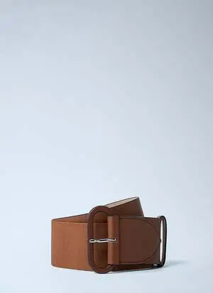 Max Mara Leather Belt - Brown