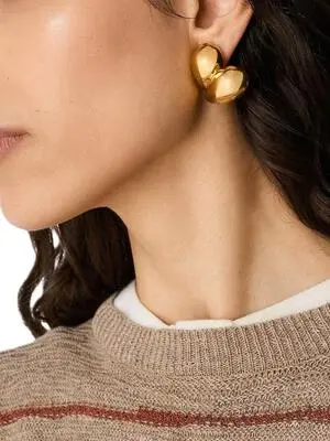 Bottega Veneta Clip-on Drop Earrings