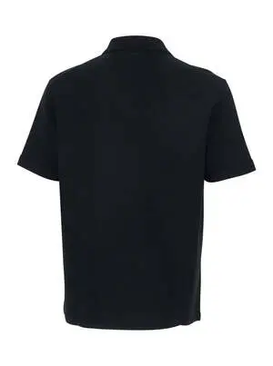 JIL SANDER Polo Shirt With Front Zip Closure And Classic Collar In Cotton For - Black