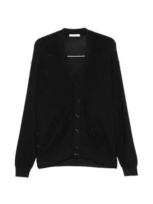 LEMAIRE Wool Blend Twisted Cardigan - Multicolor
