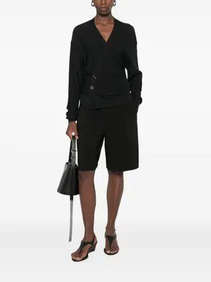 LEMAIRE Wool Blend Twisted Cardigan - Multicolor