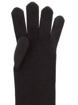 Max Mara Timor Cashmere Long Gloves - Black