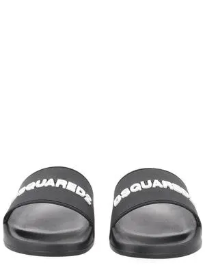 Dsquared2 Rubber Logo Slides