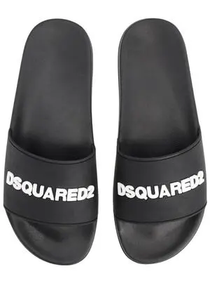 Dsquared2 Rubber Logo Slides