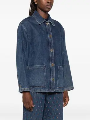 FORTE_FORTE Denim Workwear Jacket - Multicolor