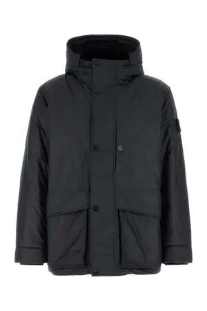 Stone Island Midnight Nylon And Polyester Parka - Blue