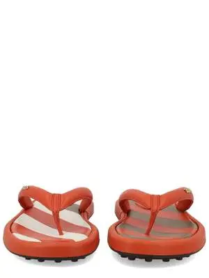 TOD'S Sandalo Infradito Con Logo