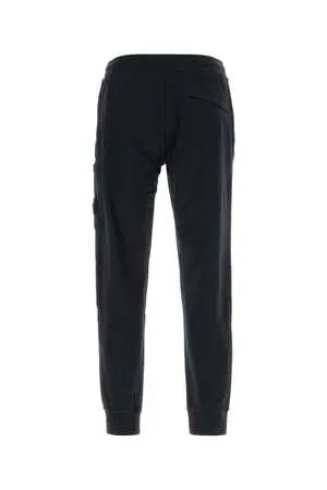 Stone Island Slate Cotton Joggers - Black