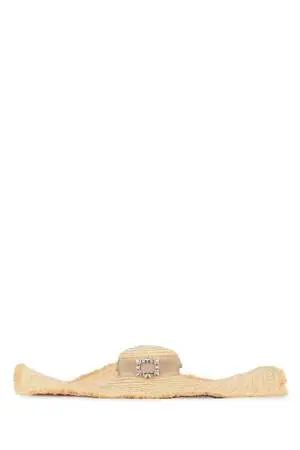 ROGER VIVIER Rv Broche Extra Rafia Hat - Multicolor