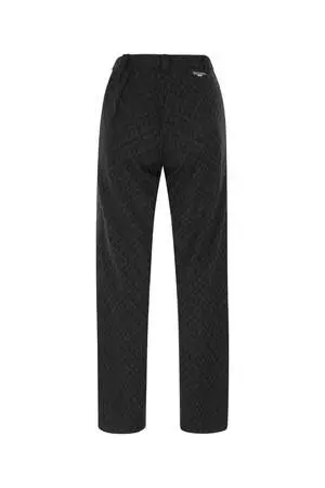 MARINE SERRE Embroidered Polyester Blend Pant