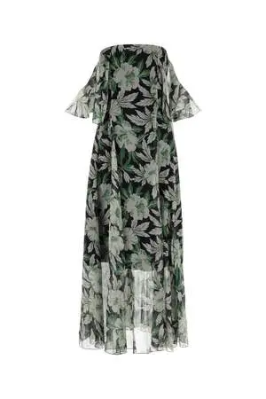 Loewe Printed Silk Dress - Multicolor