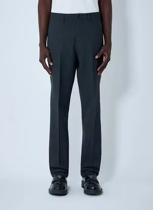 Prada Wool Tailored Pants - Black