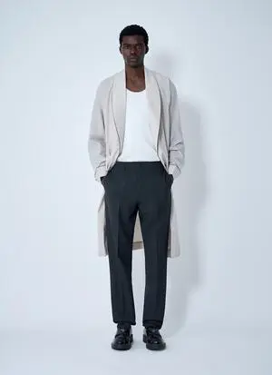 Prada Wool Tailored Pants - Black
