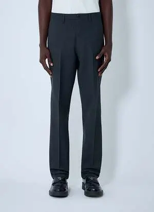 Prada Wool Tailored Pants - Black