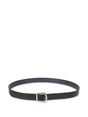 Valentino Garavani Mini V Logo Reversible Leather Belt